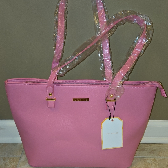 Amy Miller | Bags | Amy Miller Nwt Pink Tote Bag | Poshmark